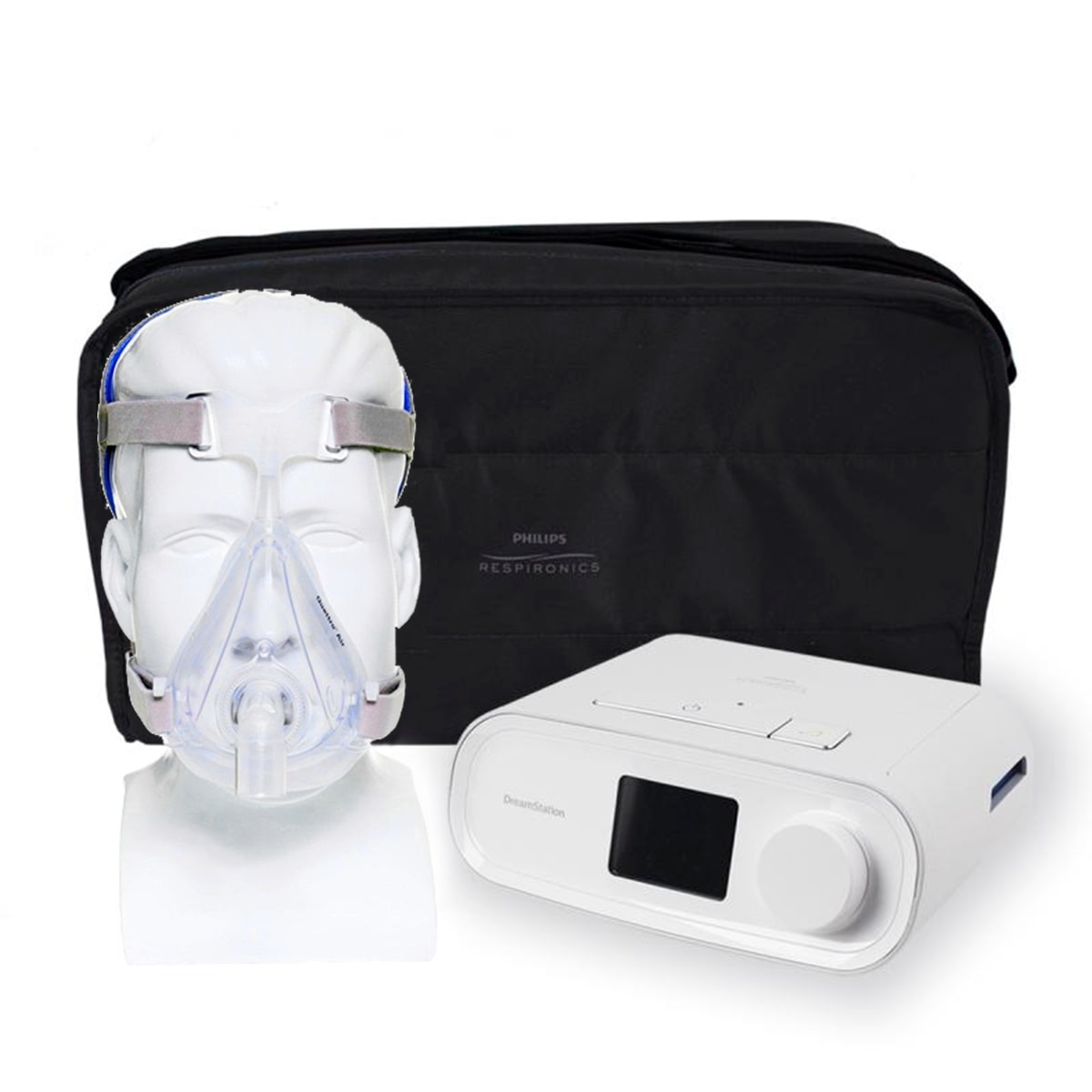 Kit CPAP Philips automático + Máscara facial Quattro