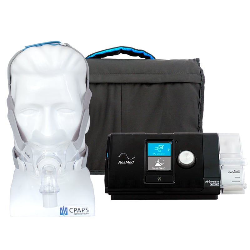 Kit CPAP automático S10 com Umidificador + Máscara fa