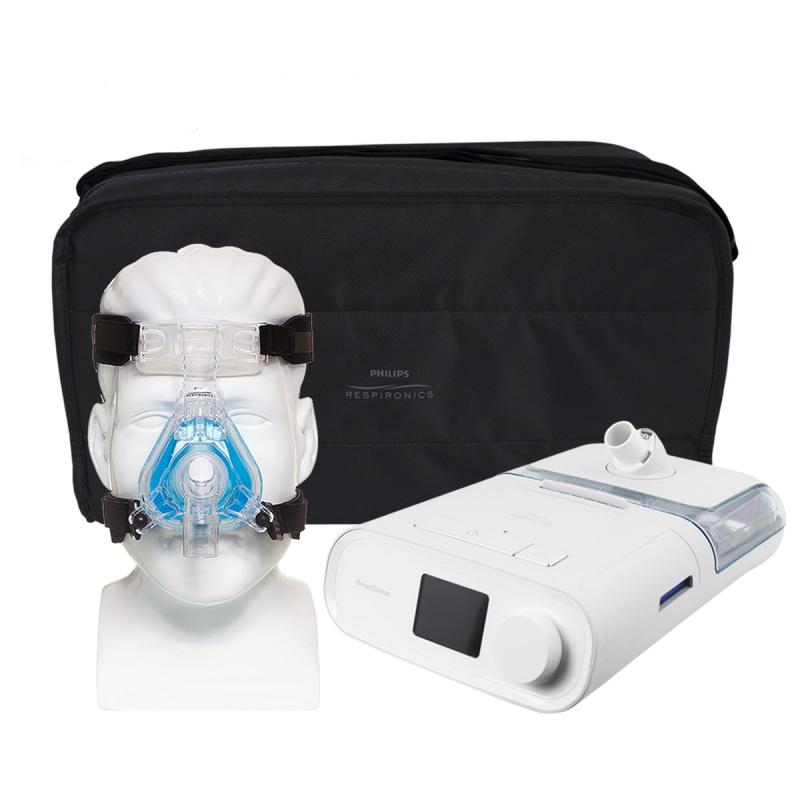 Kit CPAP Auto DreamStation com Umidificador + Máscara