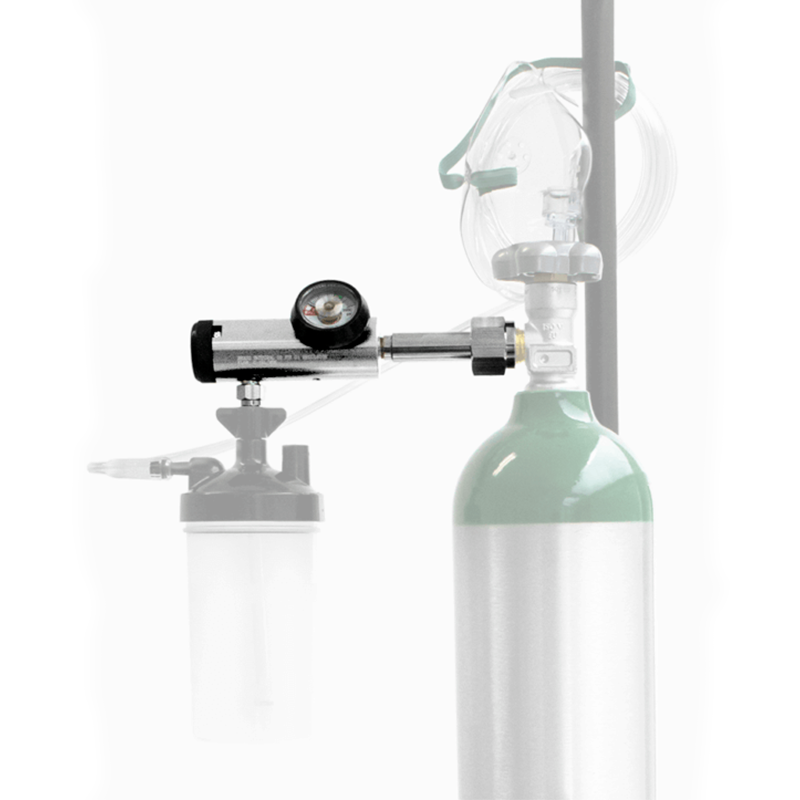 Conjunto Portátil de Oxigênio White Med 700K Premium