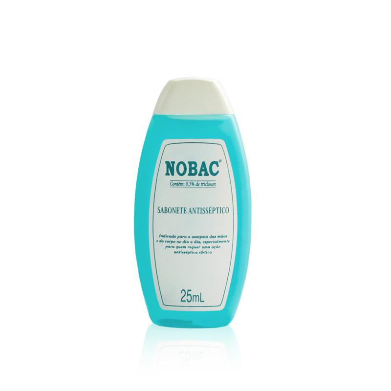 Sabonete Antisséptico NOBAC Triclosan 25ml Naturelle
