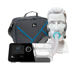 Kit CPAP Automático G3 com Umidificador + Máscara fac