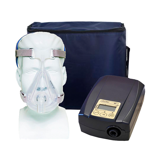 Kit CPAP EcoStar e máscara facial Quattro Air