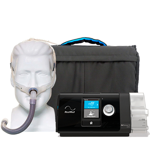 Kit CPAP AirSense 10 Elite + Umidificador + Máscara na